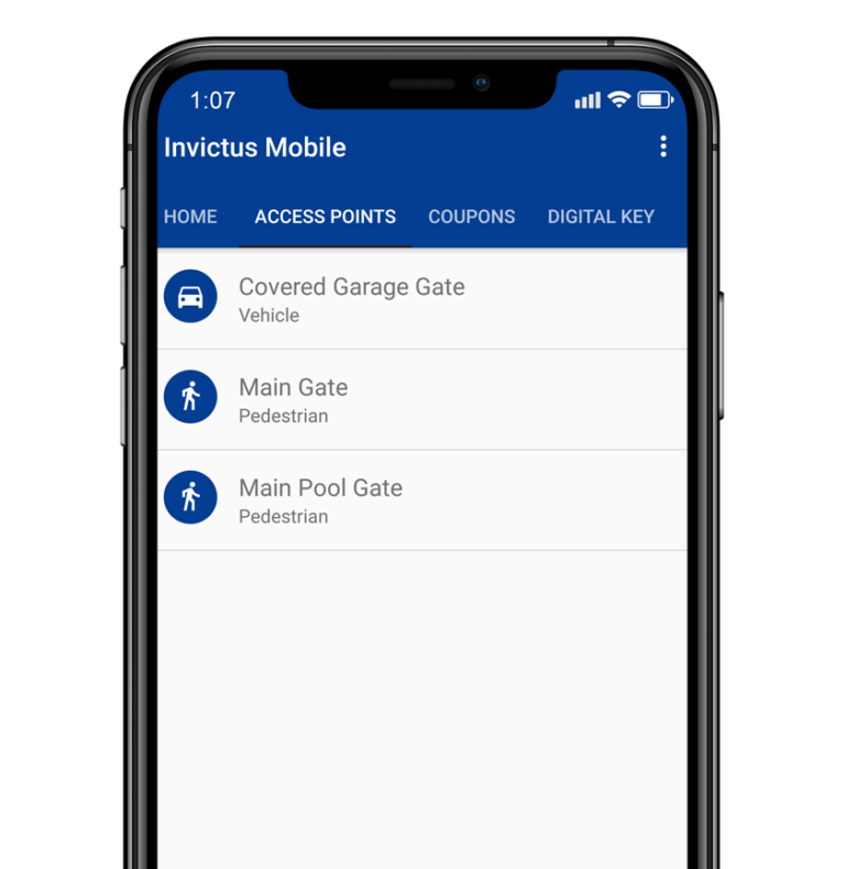 Invictus app - Access control system for Residents - Benefits for lifestyle